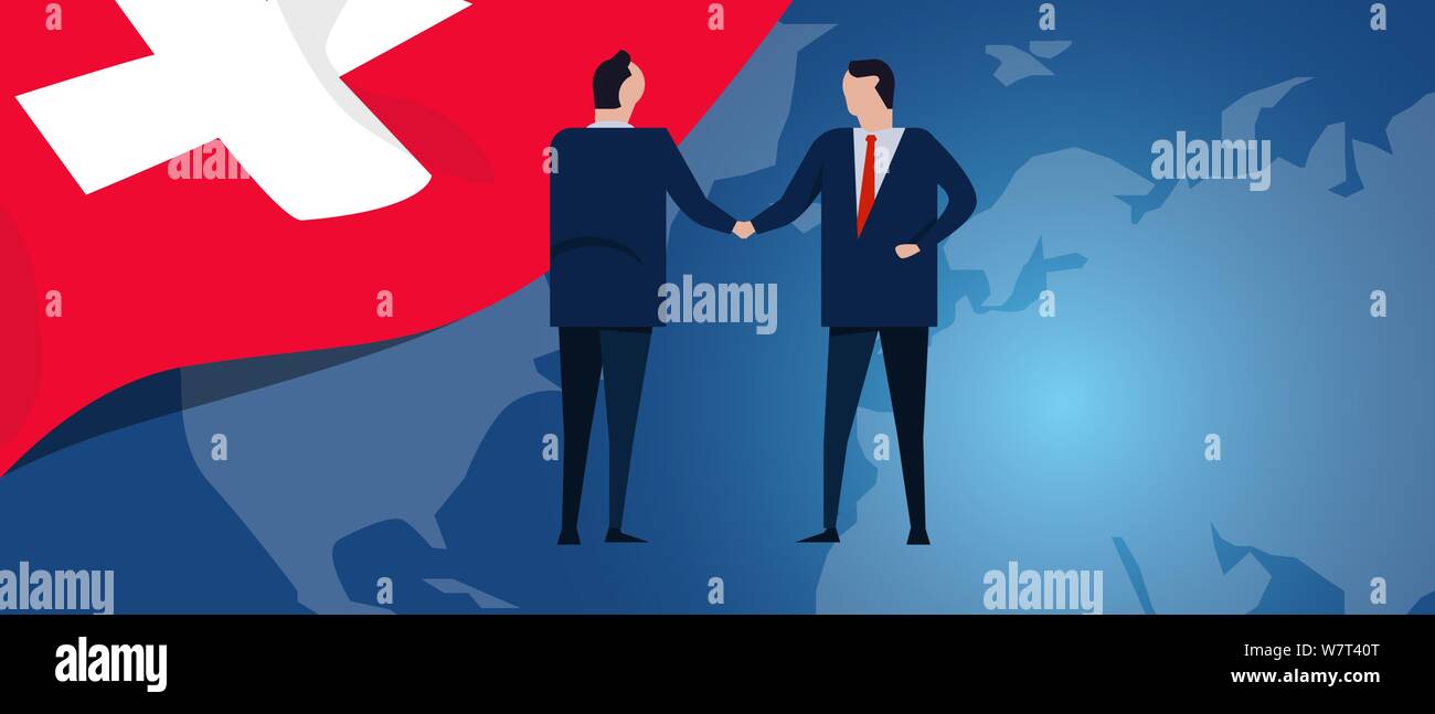 Switzerland Swiss international partnership. Diplomacy negotiation ...