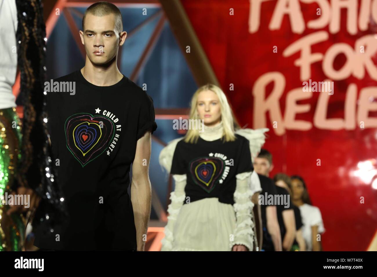 Models display new creations at the 2017 Fashion For Relief Charity ...