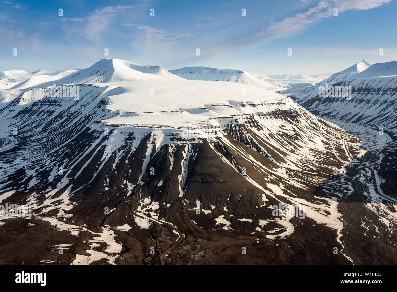 Aerial View of Spitzbergen, Svalbard, Norway, June 2012 Stock Photo - Alamy