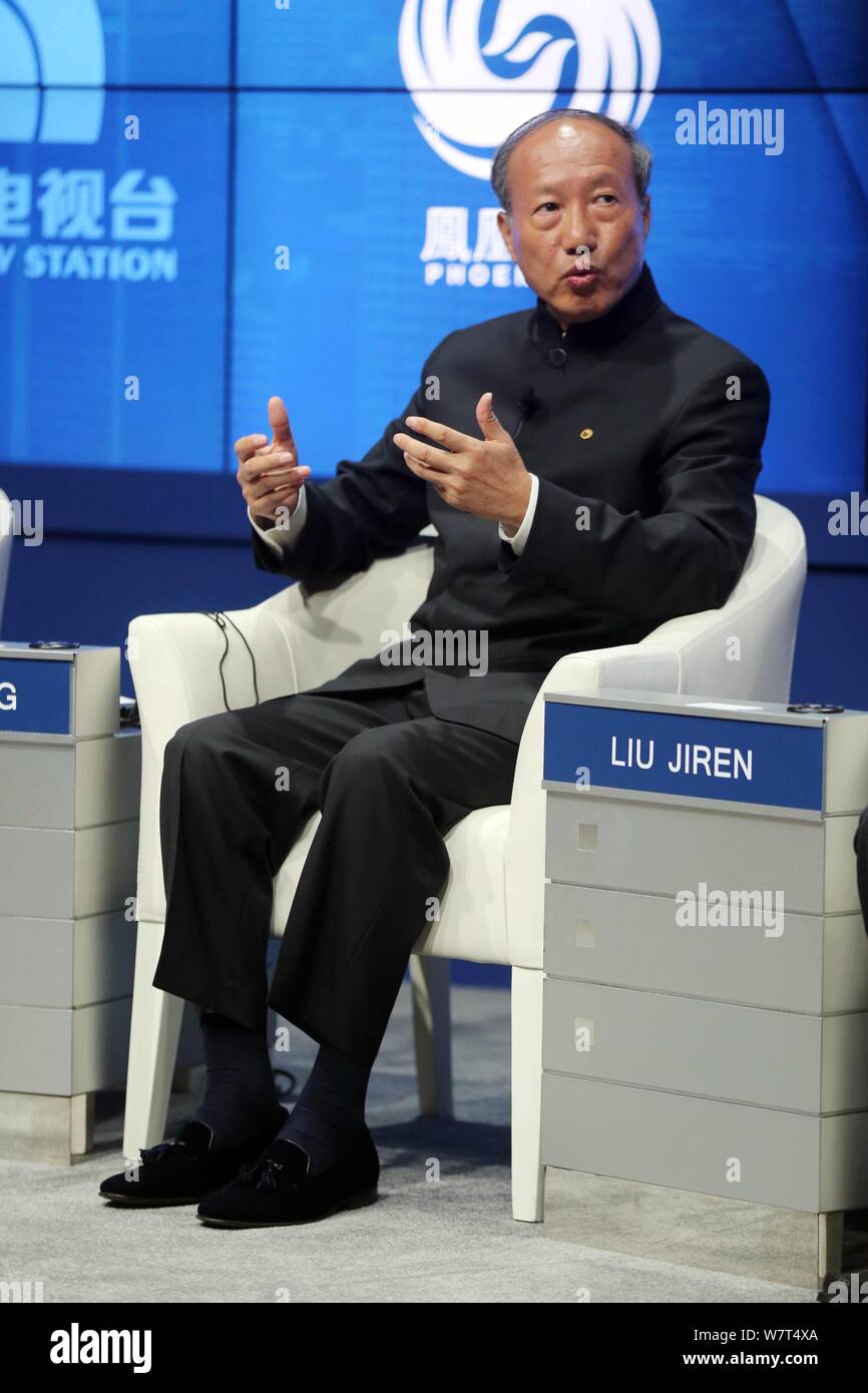 --FILE--Chen Feng, chairman and founder of the Chinese business ...