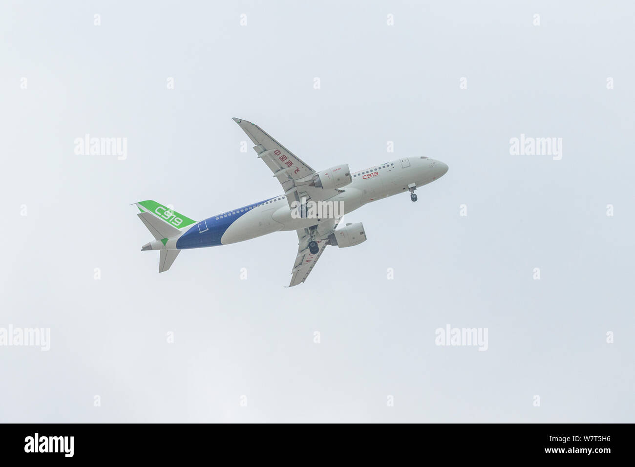 China's first domestically-developed large passenger jet C919 of COMAC ...