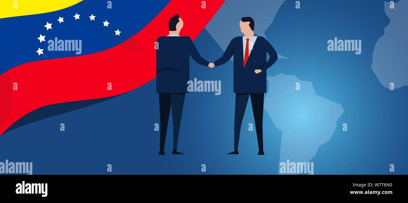 Venezuela international partnership. Diplomacy negotiation. Business ...