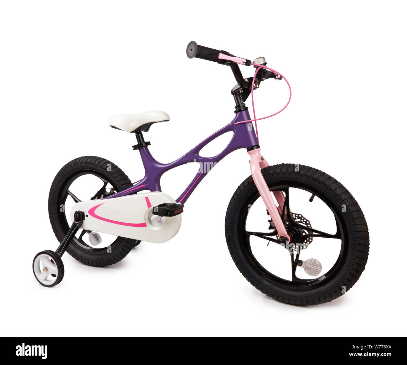 bicycle for children isolated on white background Stock Photo - Alamy