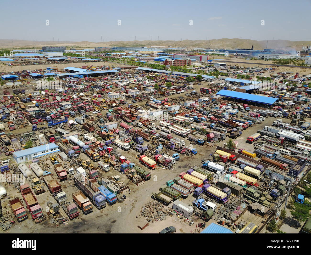 Aerial ningxia hui autonomous region hi-res stock photography and ...