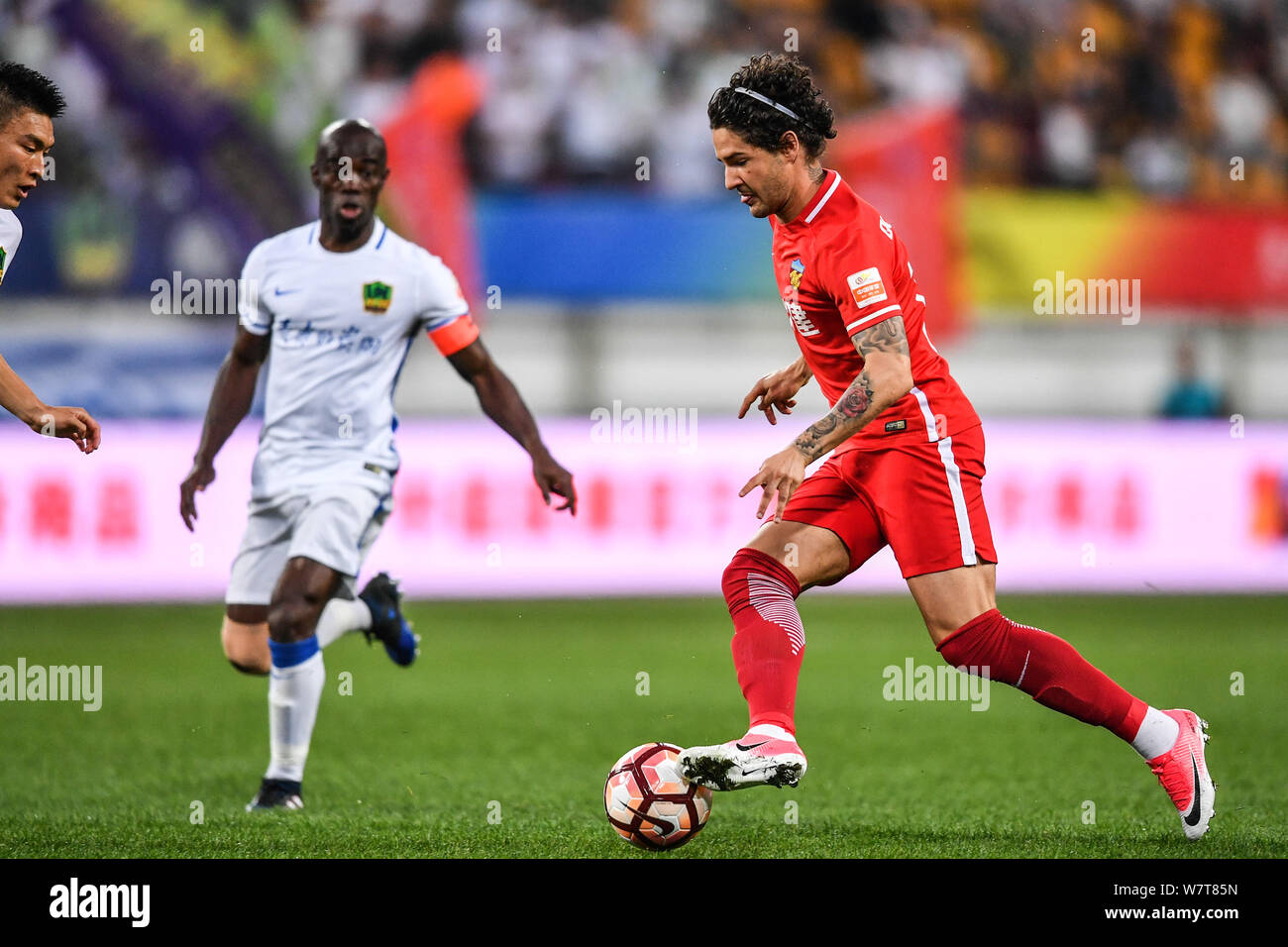 Brazilian football player Alexandre Rodrigues da Silva, known as Pato ...