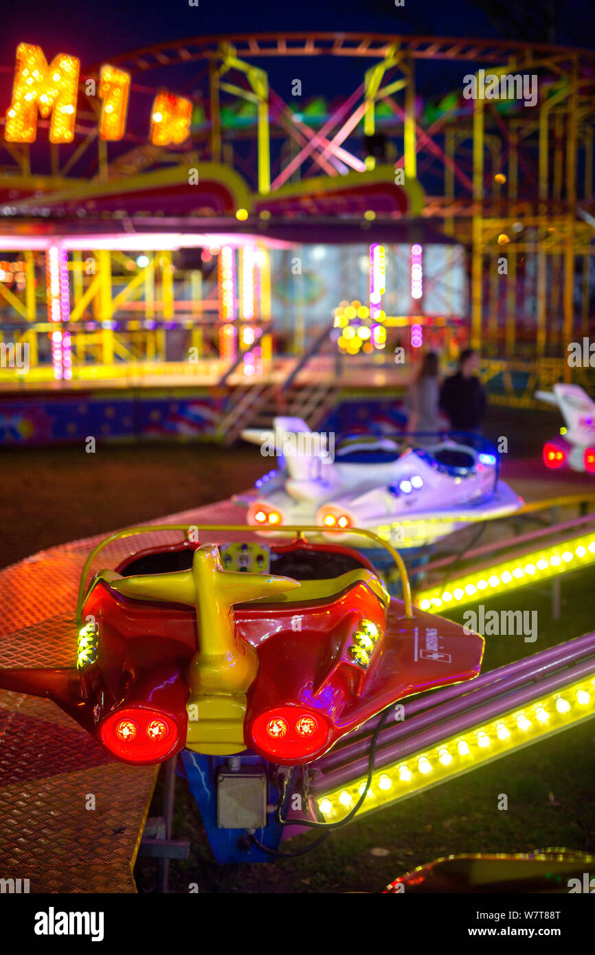 Extreme carousel in amusement park hi-res stock photography and images ...