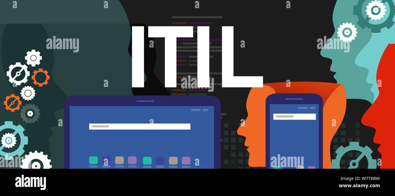 Itil Information Technology Infrastructure Library Concept Business Stock Vector Image And Art Alamy