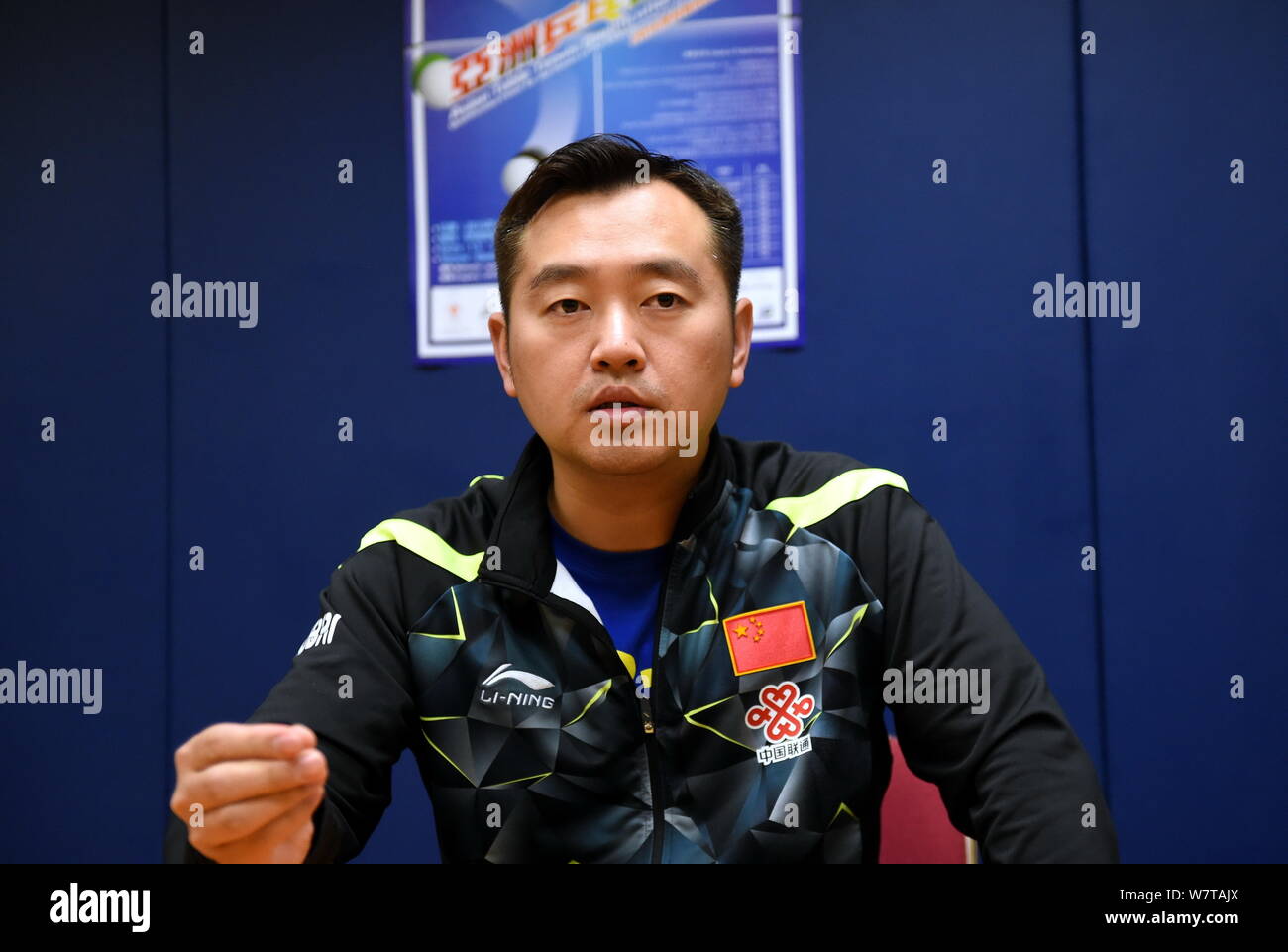 --FILE--Kong Linghui, head coach of the Chinese national women's table ...