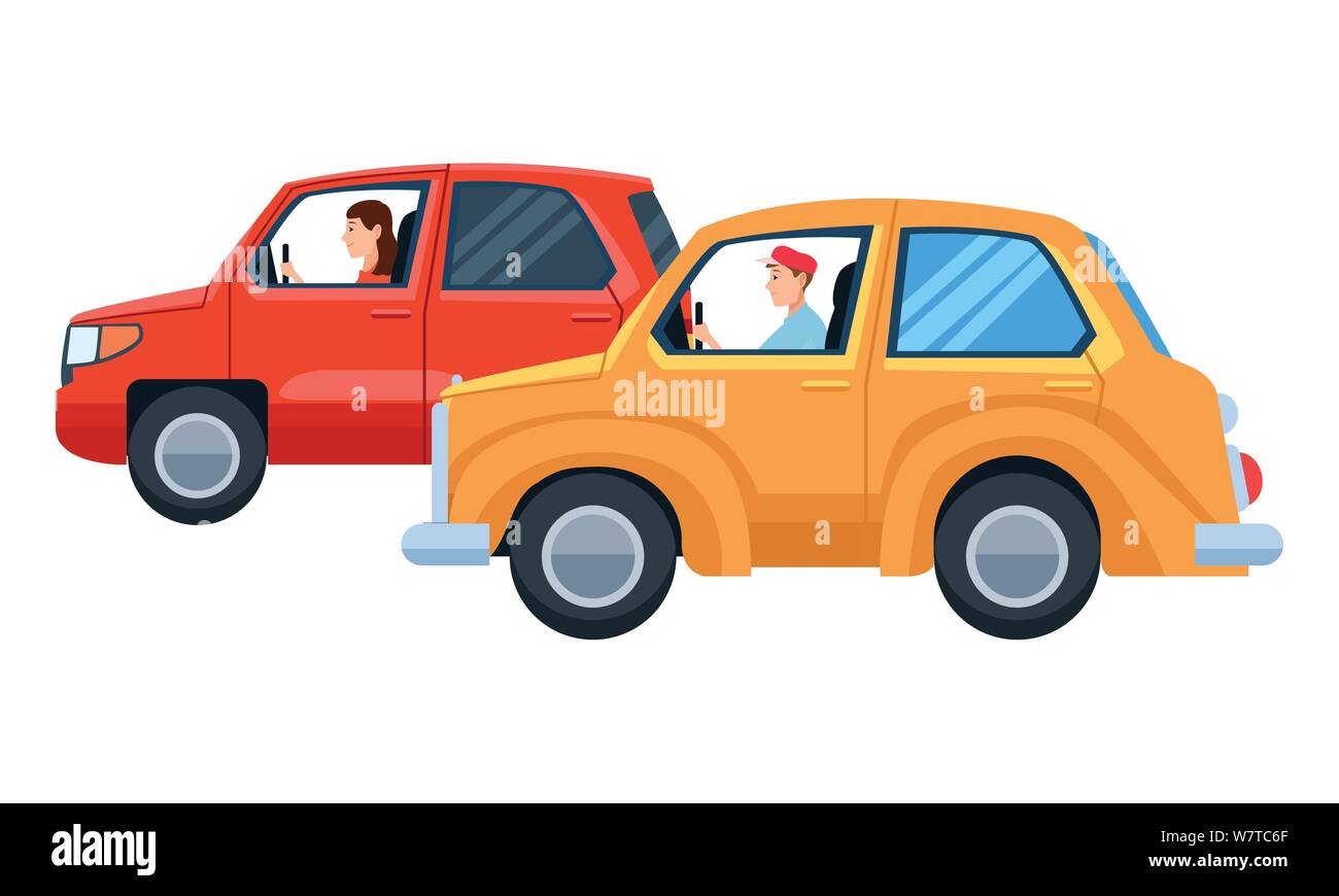 Transport and vehicles riding cartoon Stock Vector Image & Art - Alamy