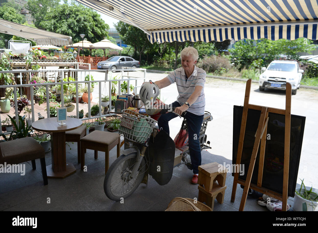 71-year-old British woman Rachel Grace Pinniger, who has dedicated ...