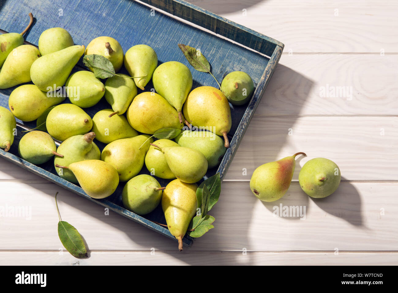 Top view delicious pears hi-res stock photography and images - Alamy