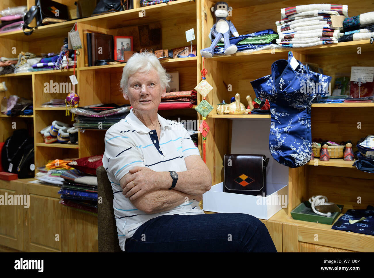 71-year-old British woman Rachel Grace Pinniger, who has dedicated ...