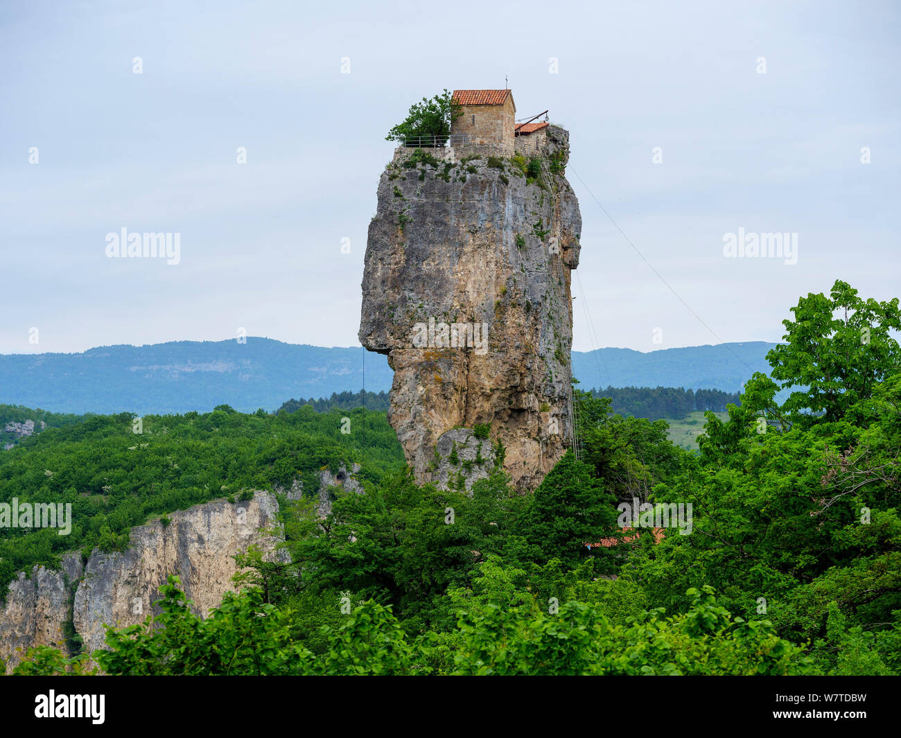 Monastery on rock hi-res stock photography and images - Alamy