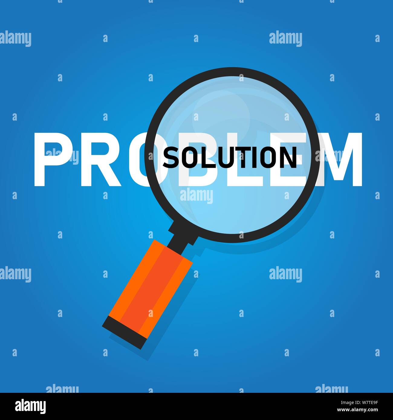 problem solution searching solutions by solving problems concept Stock ...