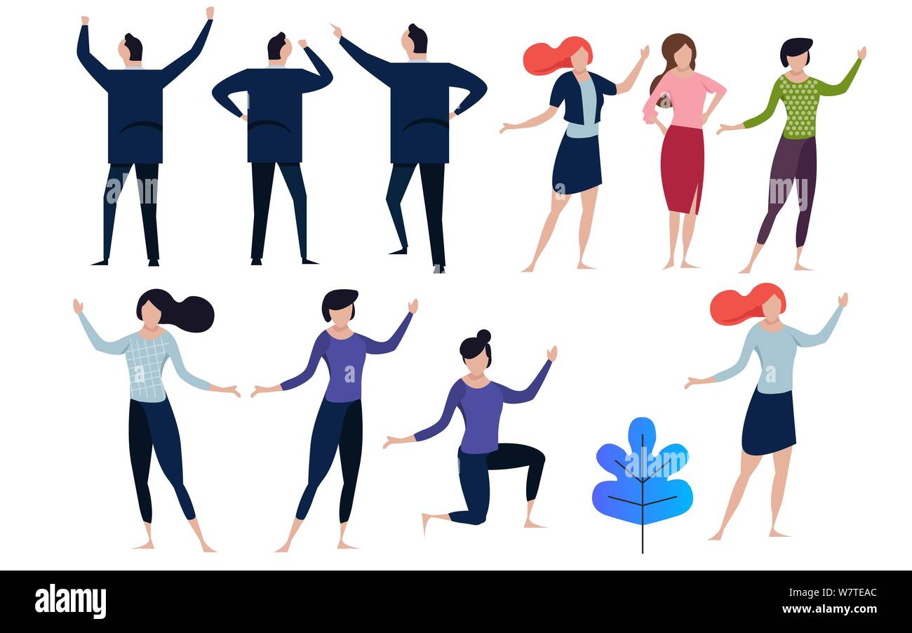 office concept business people vector illustration flat design ...