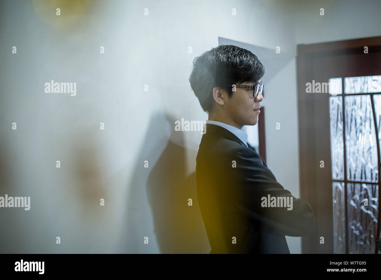 --FILE--Chinese Go player Ke Jie poses during an interview in Beijing ...