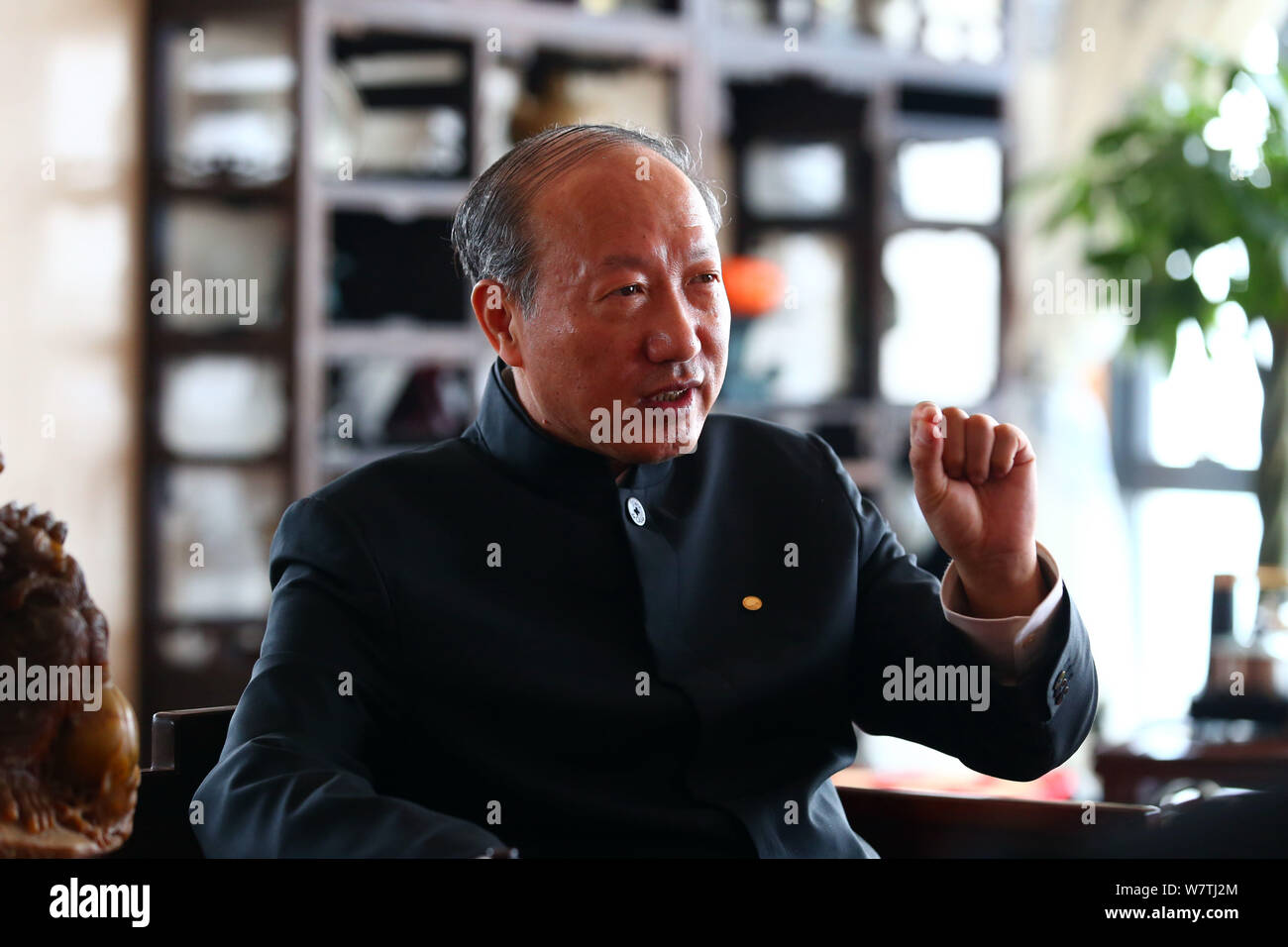 --FILE--Chen Feng, chairman and founder of the Chinese business ...