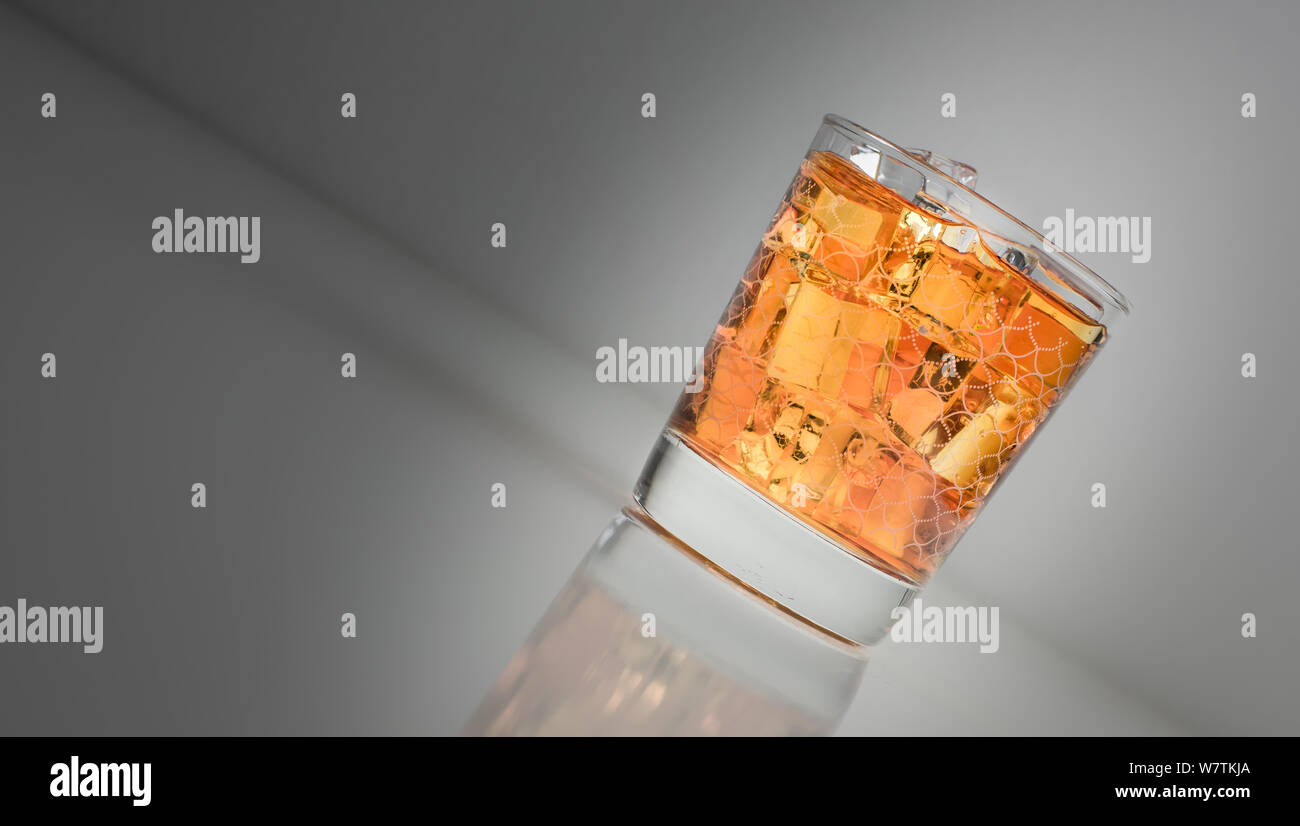 Shot of malt whisky in a goblet Stock Photo - Alamy