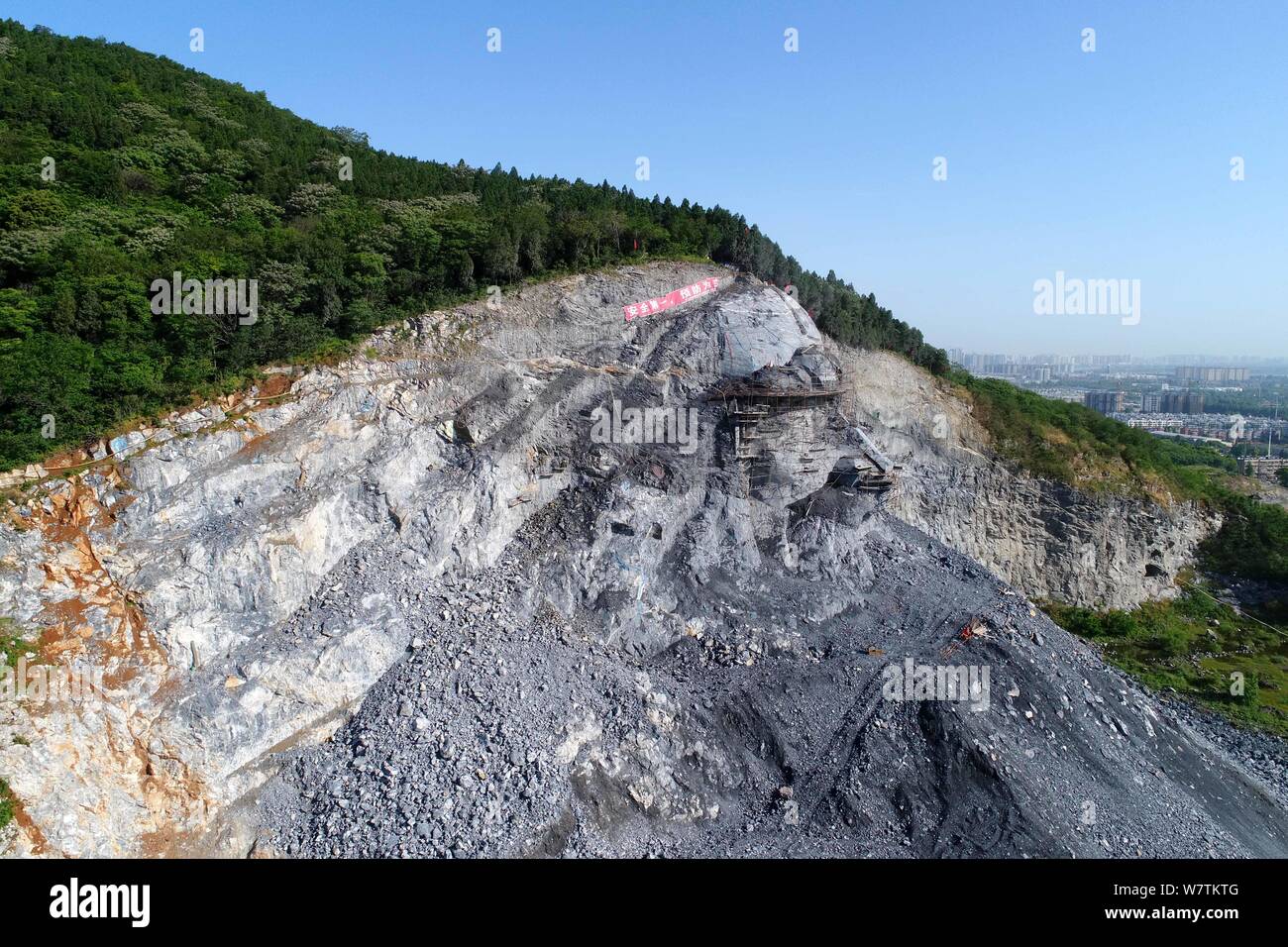 Sculptures of Fuxi, a culture hero in Chinese legends and mythology and ...