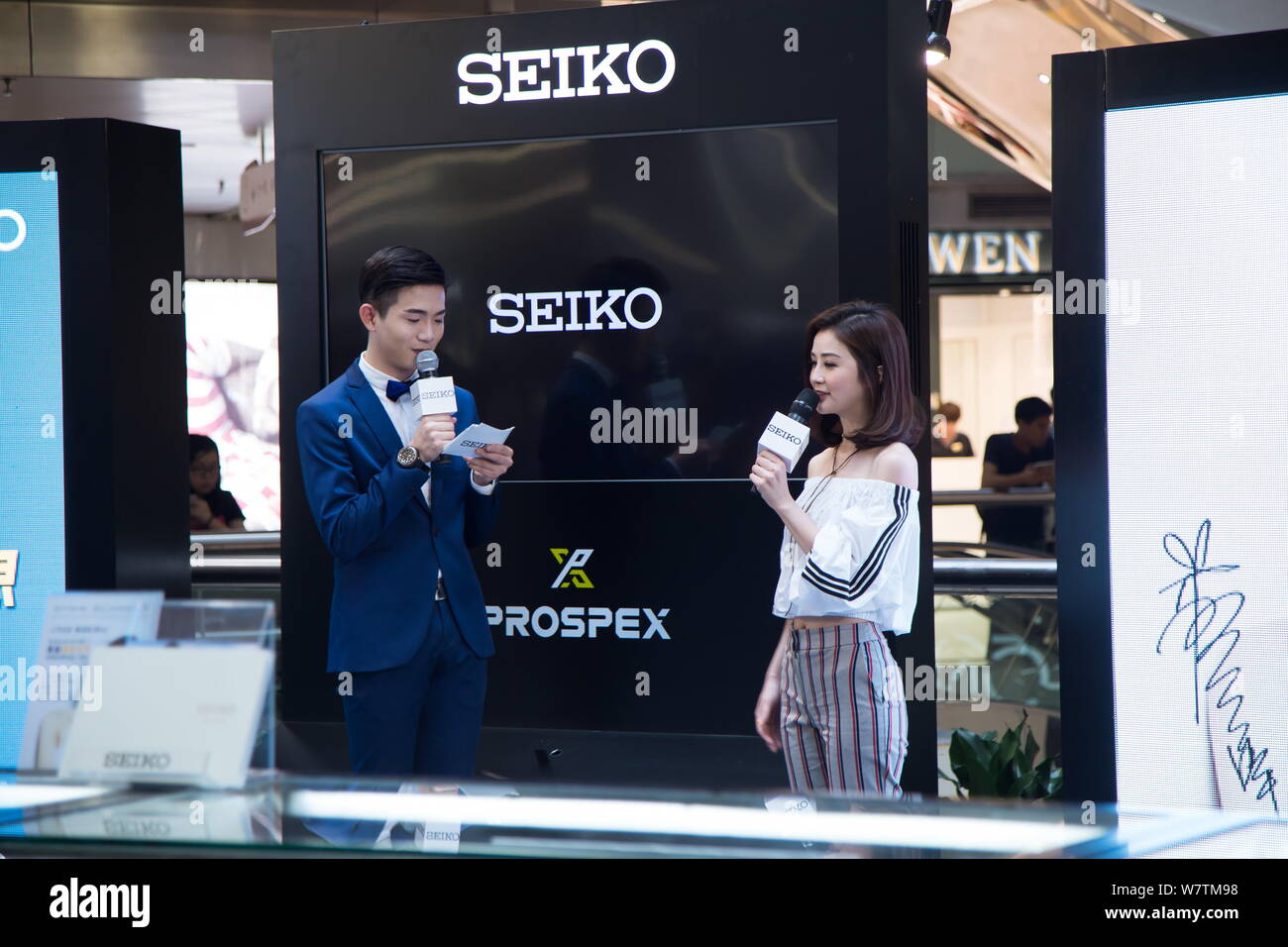 Singer and actress Charlene Choi, right, of Hong Kong pop duo Twins ...