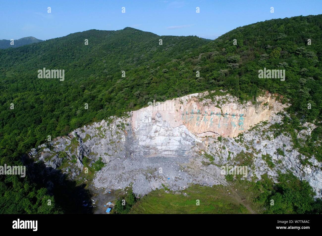 Sculptures of Fuxi, a culture hero in Chinese legends and mythology and ...