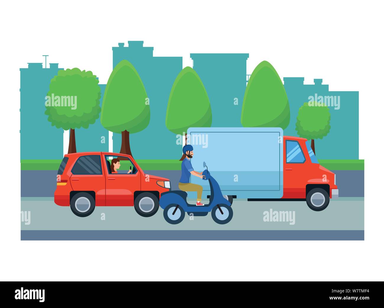 Summer drivers Stock Vector Images - Alamy