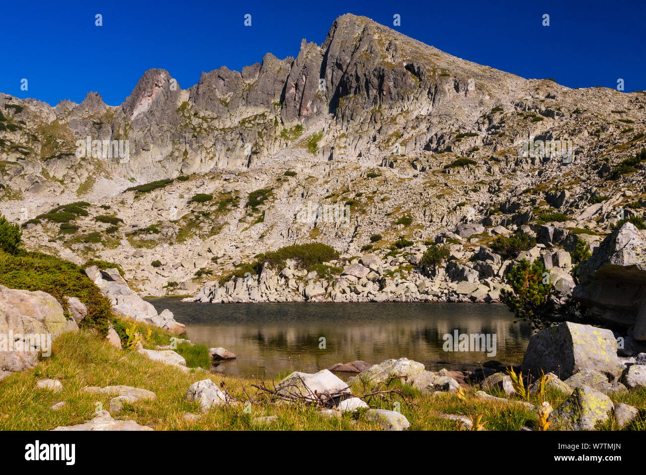 Needle like peaks in the mountain Stock Photo - Alamy