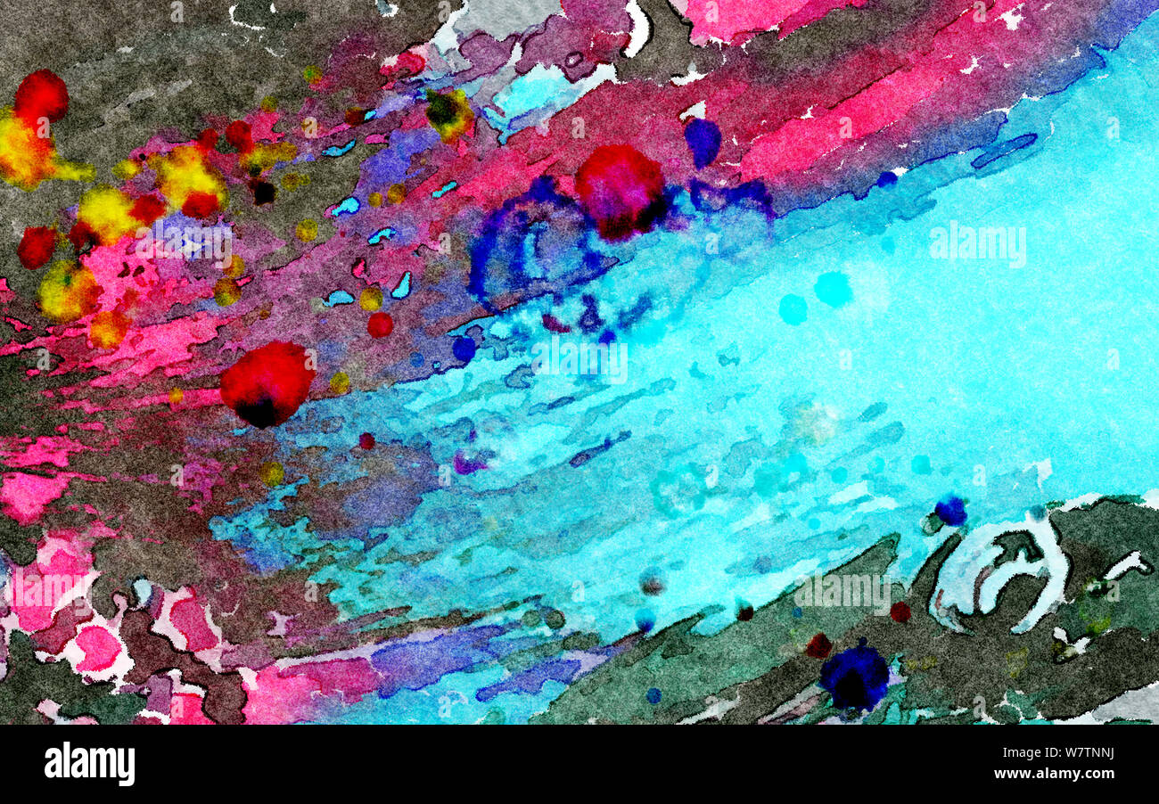 Abstract texture background. Art wallpaper. Colorful digital painting ...