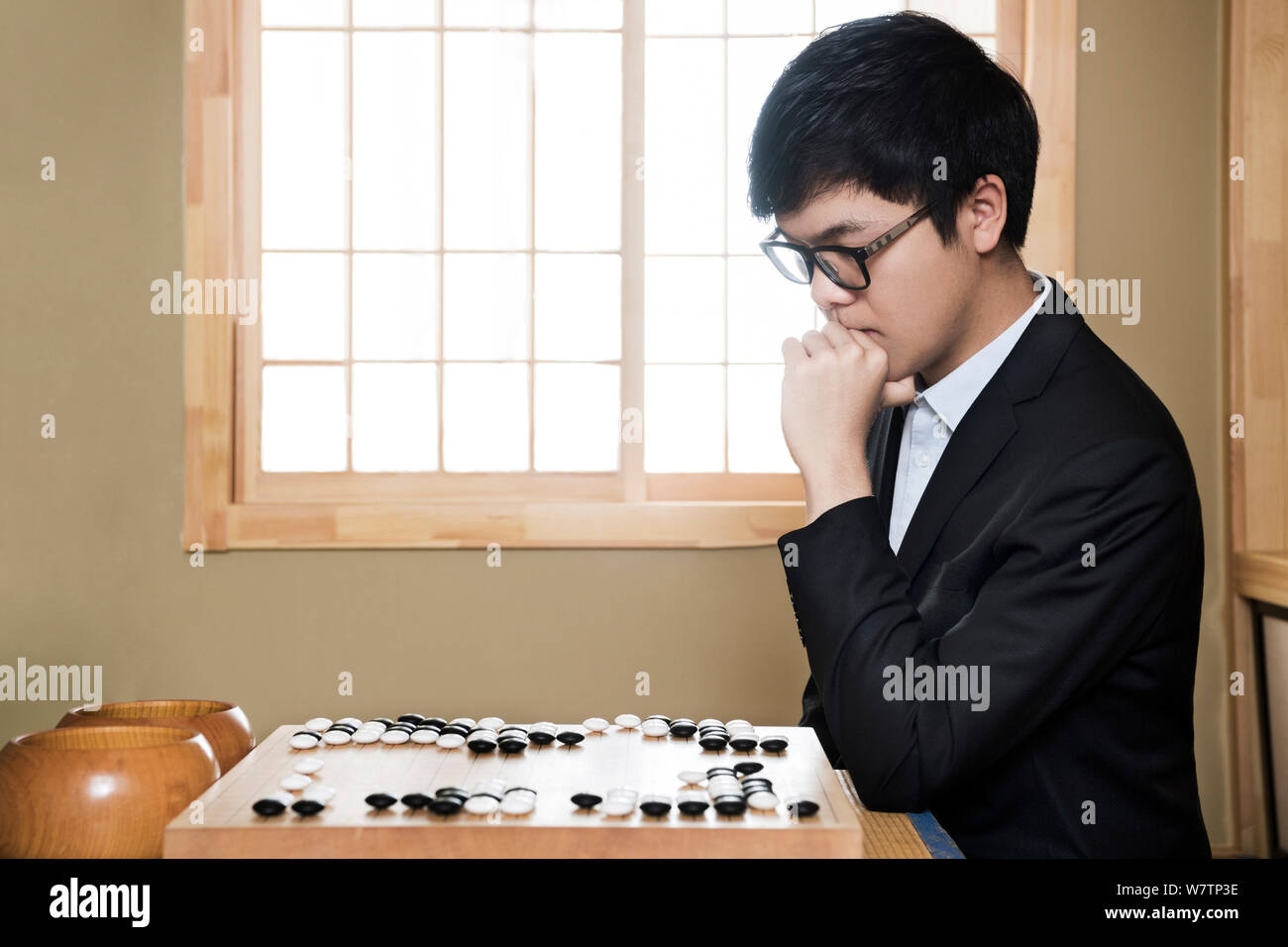 --FILE--Chinese Go player Ke Jie poses during an interview in Beijing ...