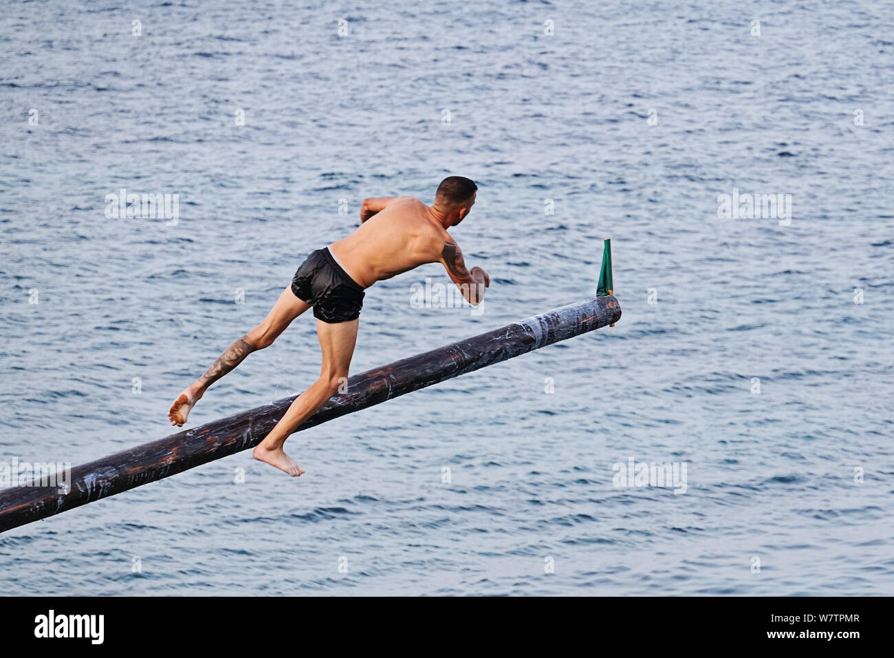 Run it up the flag pole hi-res stock photography and images - Alamy