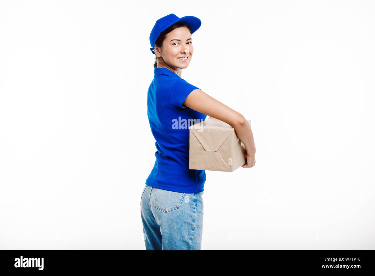 Delivery girl hi-res stock photography and images - Alamy