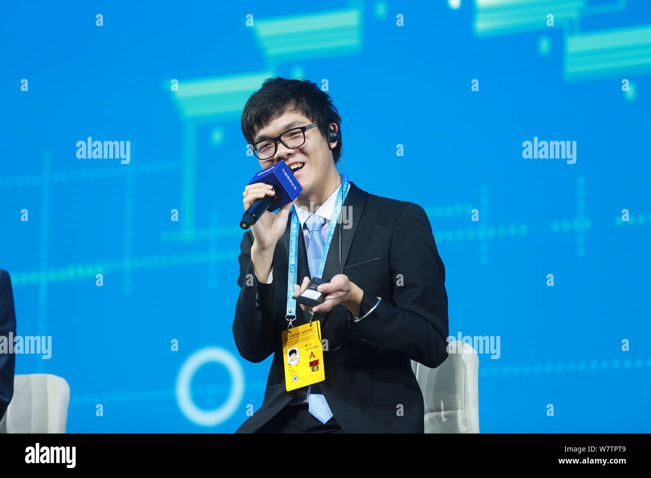 Chinese Go player Ke Jie speaks after losing to Google's artificial ...