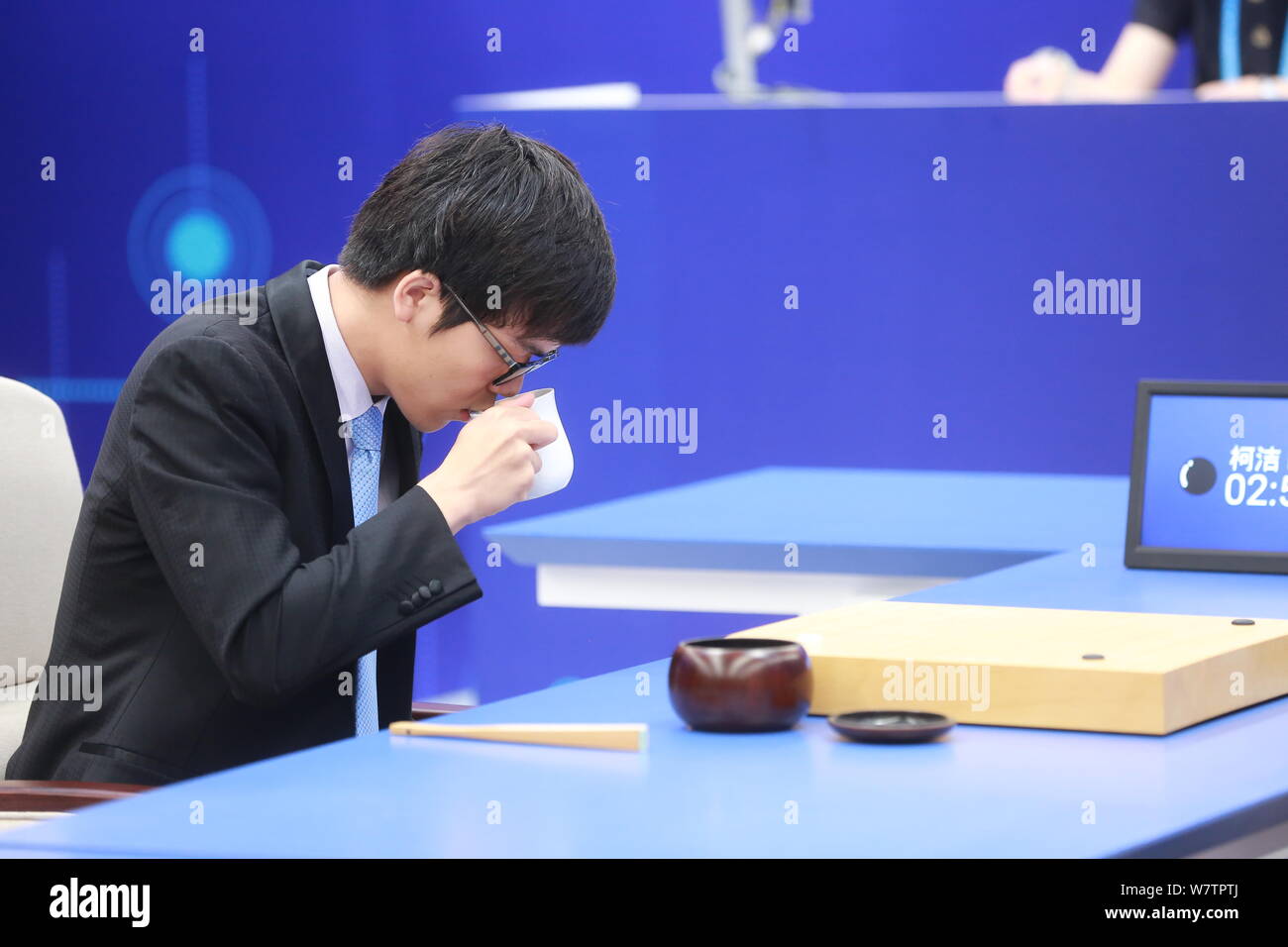 Chinese Go player Ke Jie competes against Google's artificial ...