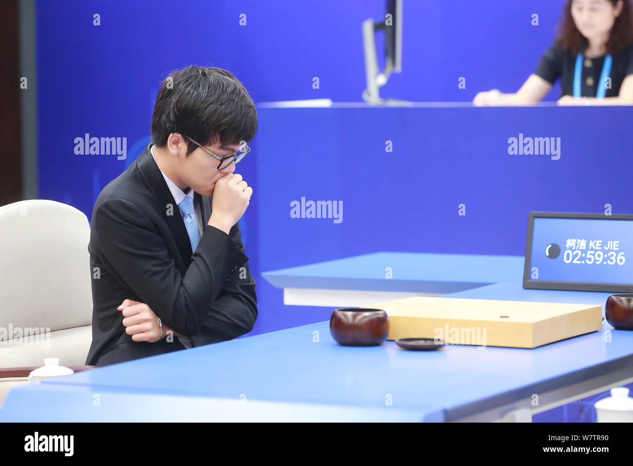 Chinese Go player Ke Jie competes against Google's artificial ...