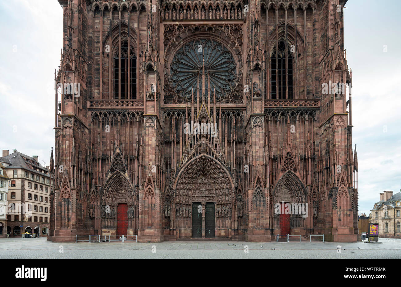 Straßburger Münster, Cathédrale Notre-Dame de Strasbourg, Westfassade ...