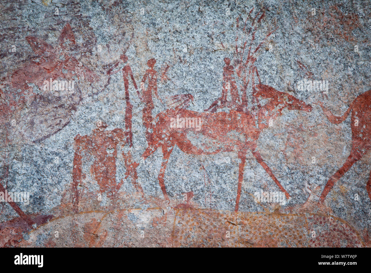 In bushman san rock paintings hi-res stock photography and images - Alamy