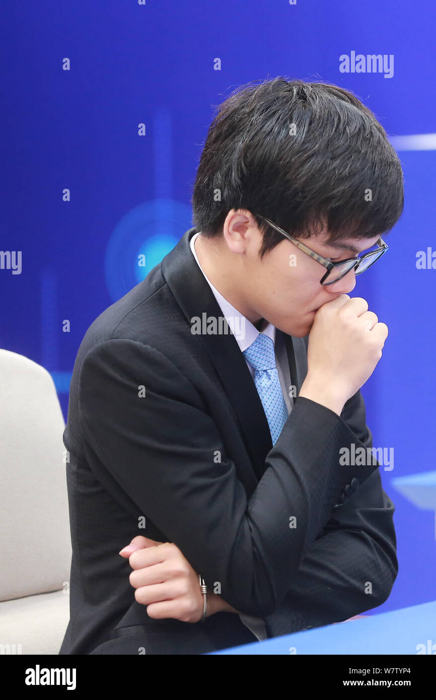 Chinese Go player Ke Jie competes against Google's artificial ...