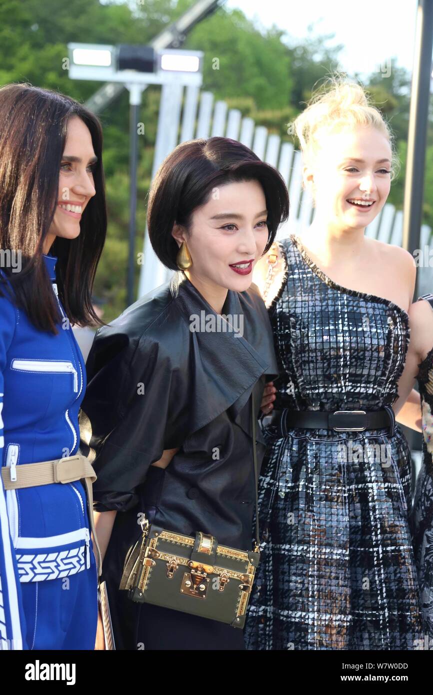 (From left) American actress Jennifer Connelly, Chinese actress Fan ...
