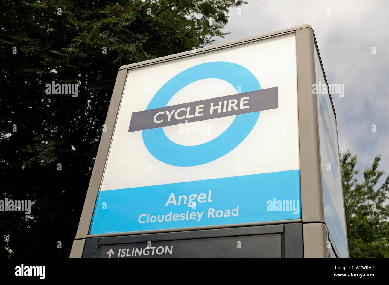 Cycle Hire Logo for Barclays bikes, Angel, London Borough of Islington ...