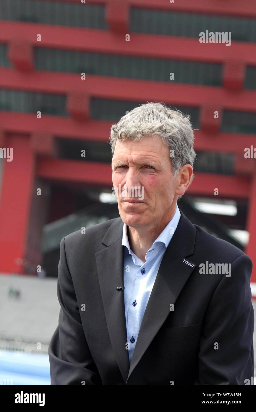 German equestrian Ludger Beerbaum attends an interview during the ...