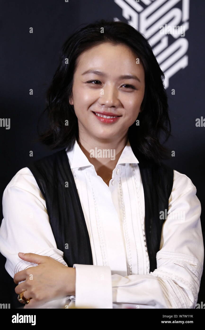 Chinese actress Tang Wei attends a press conference for the 11th First ...