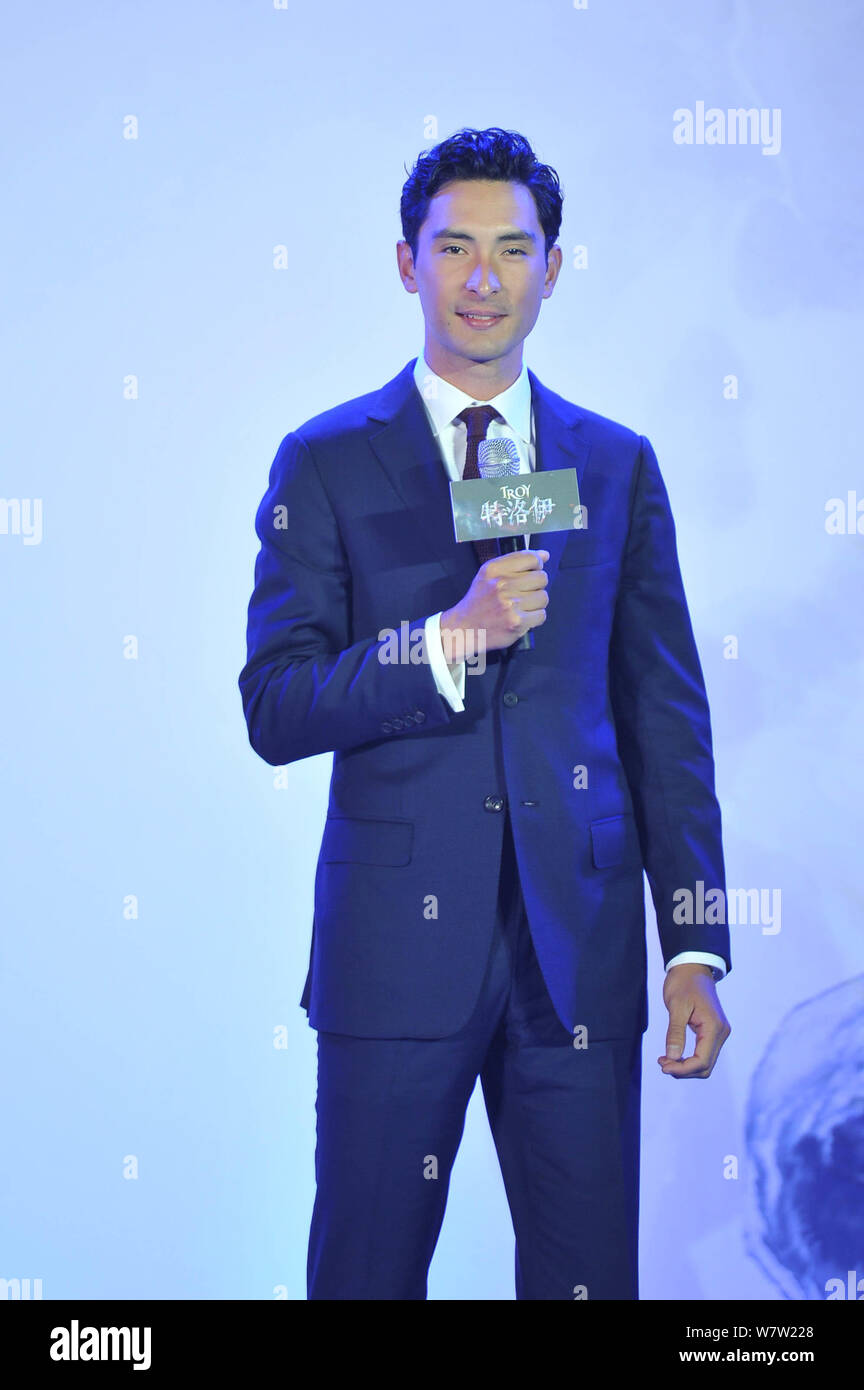 Chinese equestrian star Alex Hua Tian attends a premiere event for the ...