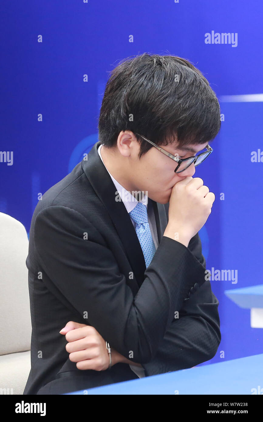 Chinese Go player Ke Jie competes against Google's artificial ...