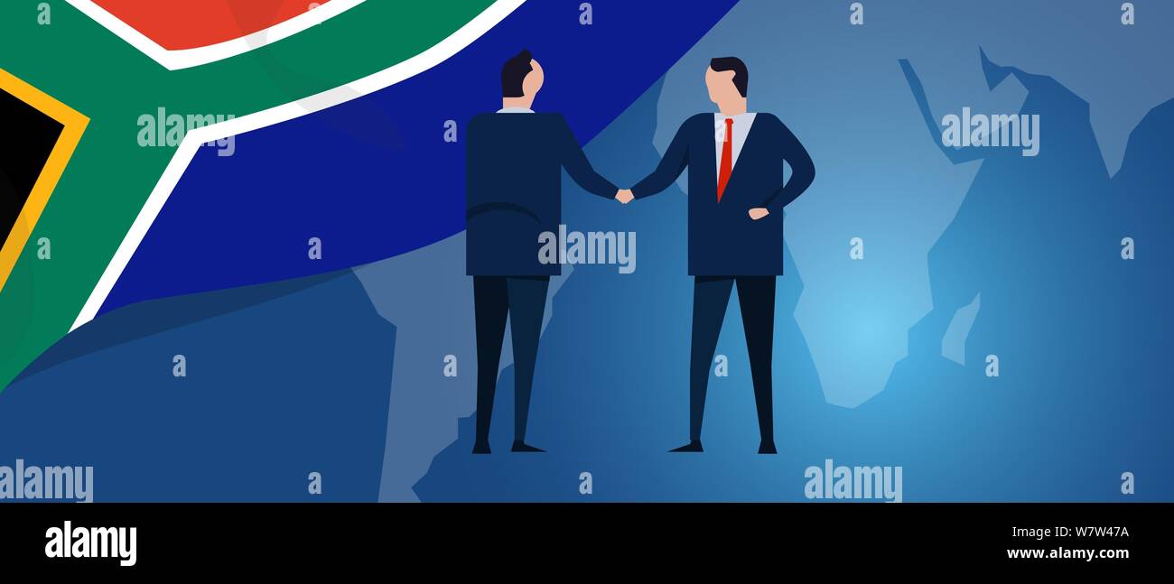 South Africa international partnership. Diplomacy negotiation. Business ...