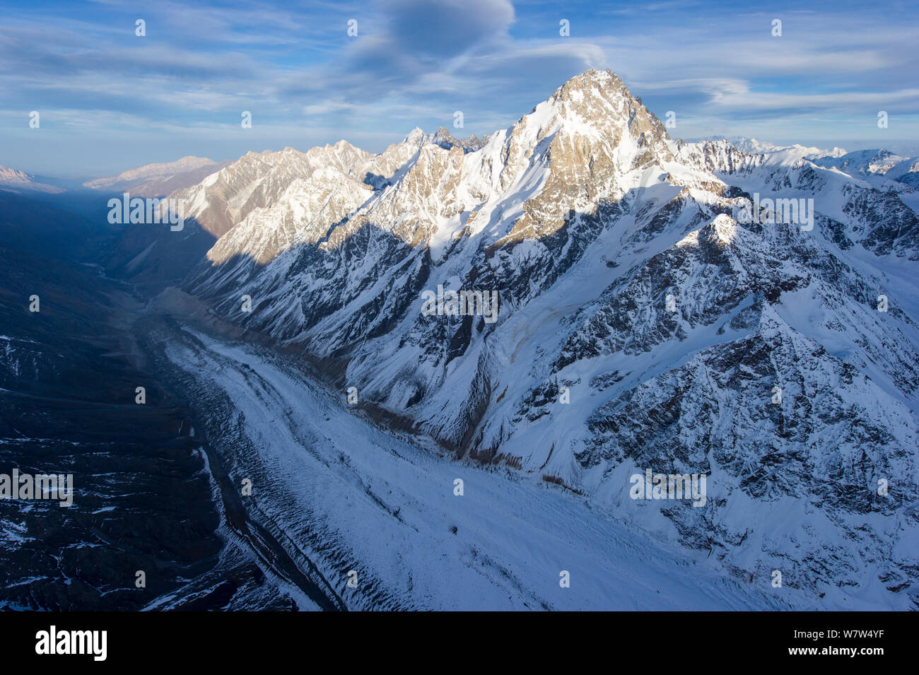 Bezengi glacier and Dykh-Tau mountain, Kabardino-Balkaria, Central ...