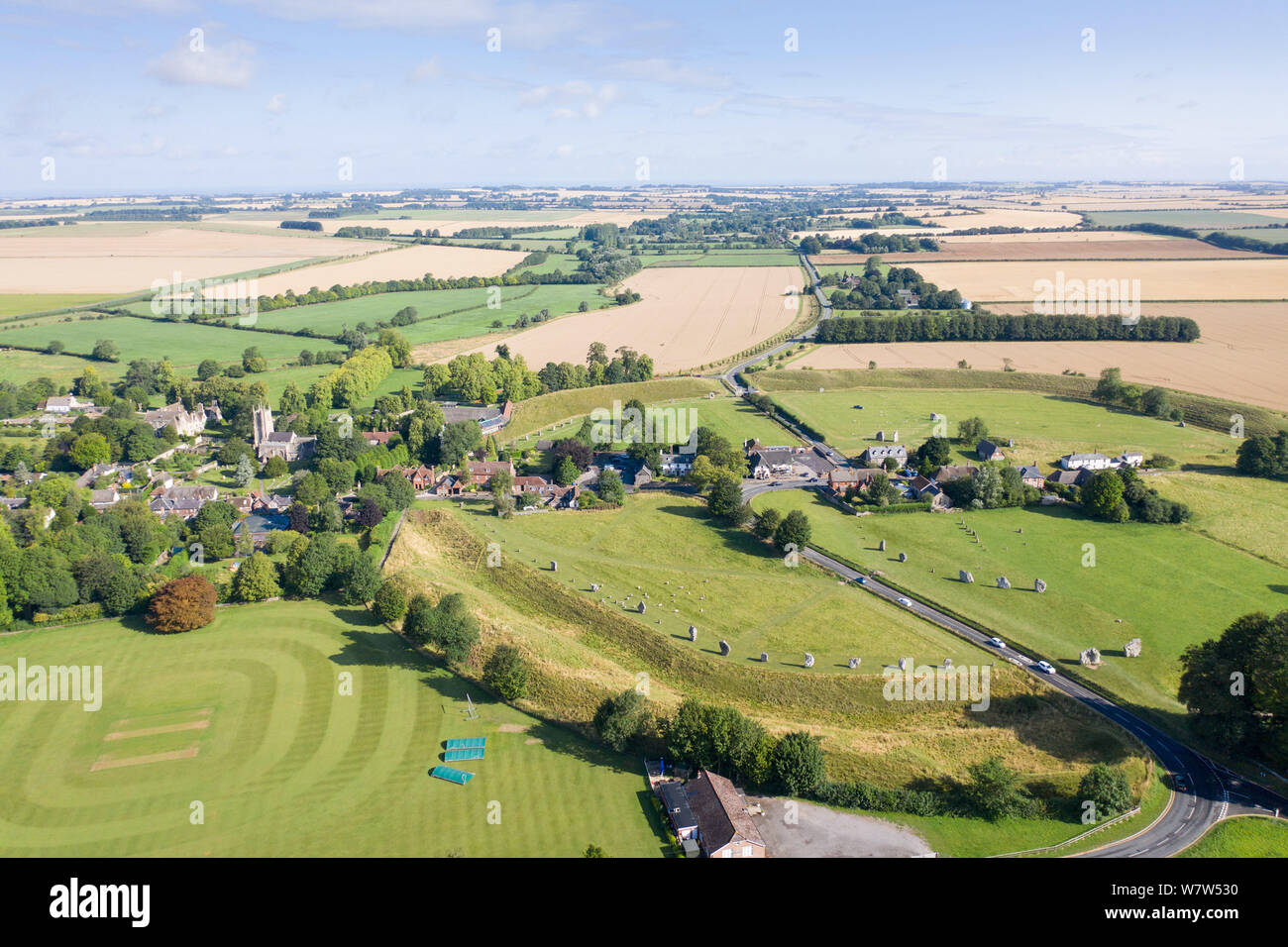 Avebury aerial hi-res stock photography and images - Alamy