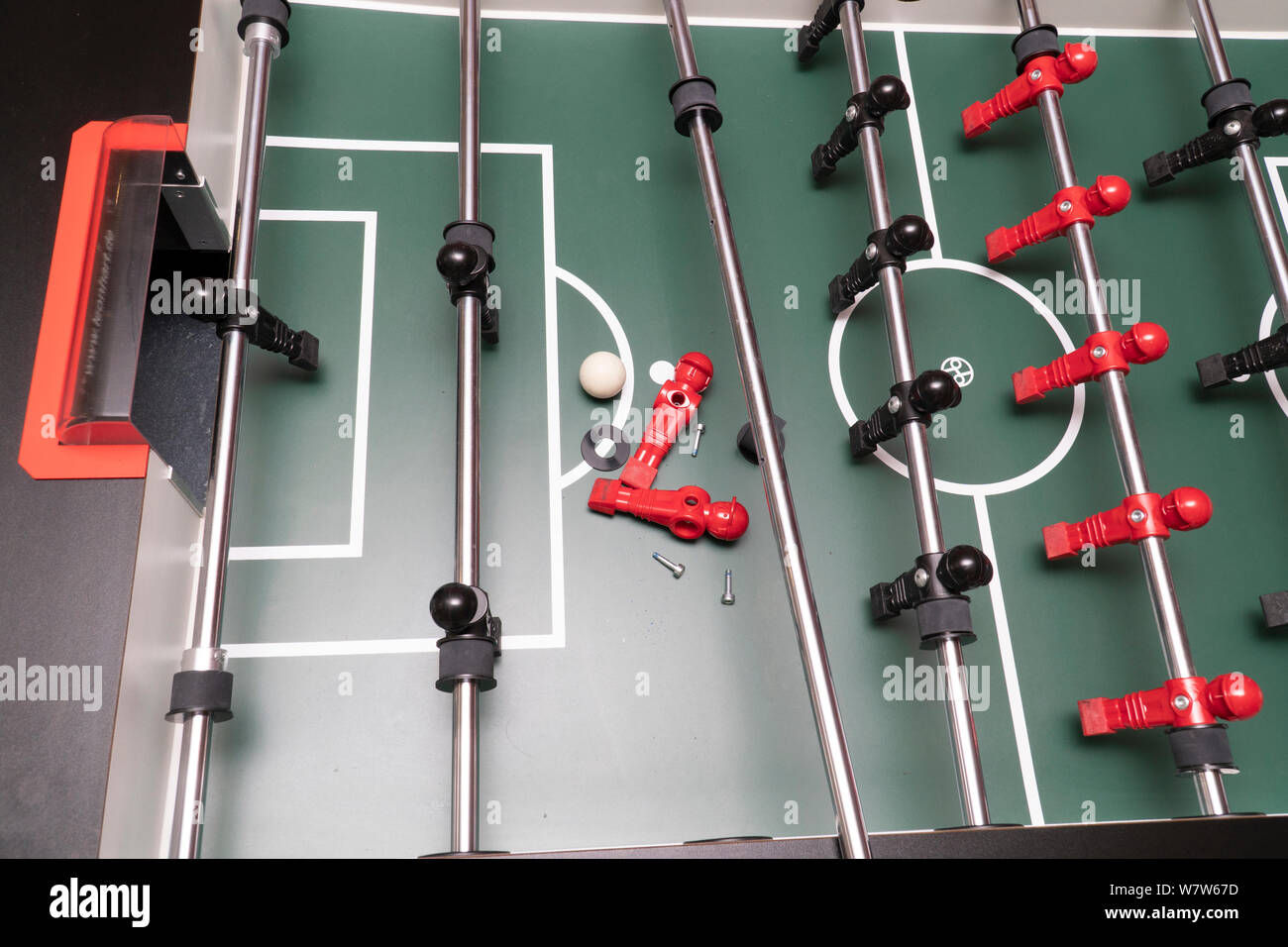 Broken Table Football High Resolution Stock Photography and Images - Alamy