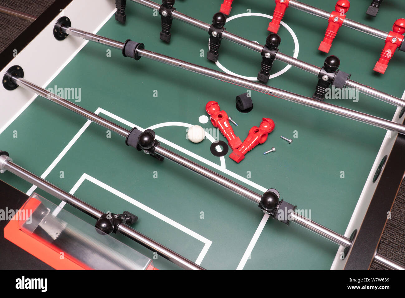 Broken Table Football High Resolution Stock Photography and Images - Alamy