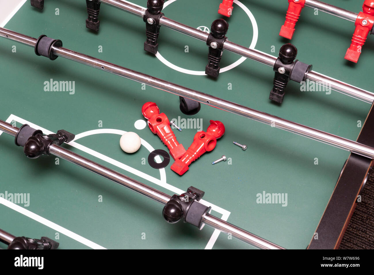 Broken Table Football High Resolution Stock Photography and Images - Alamy