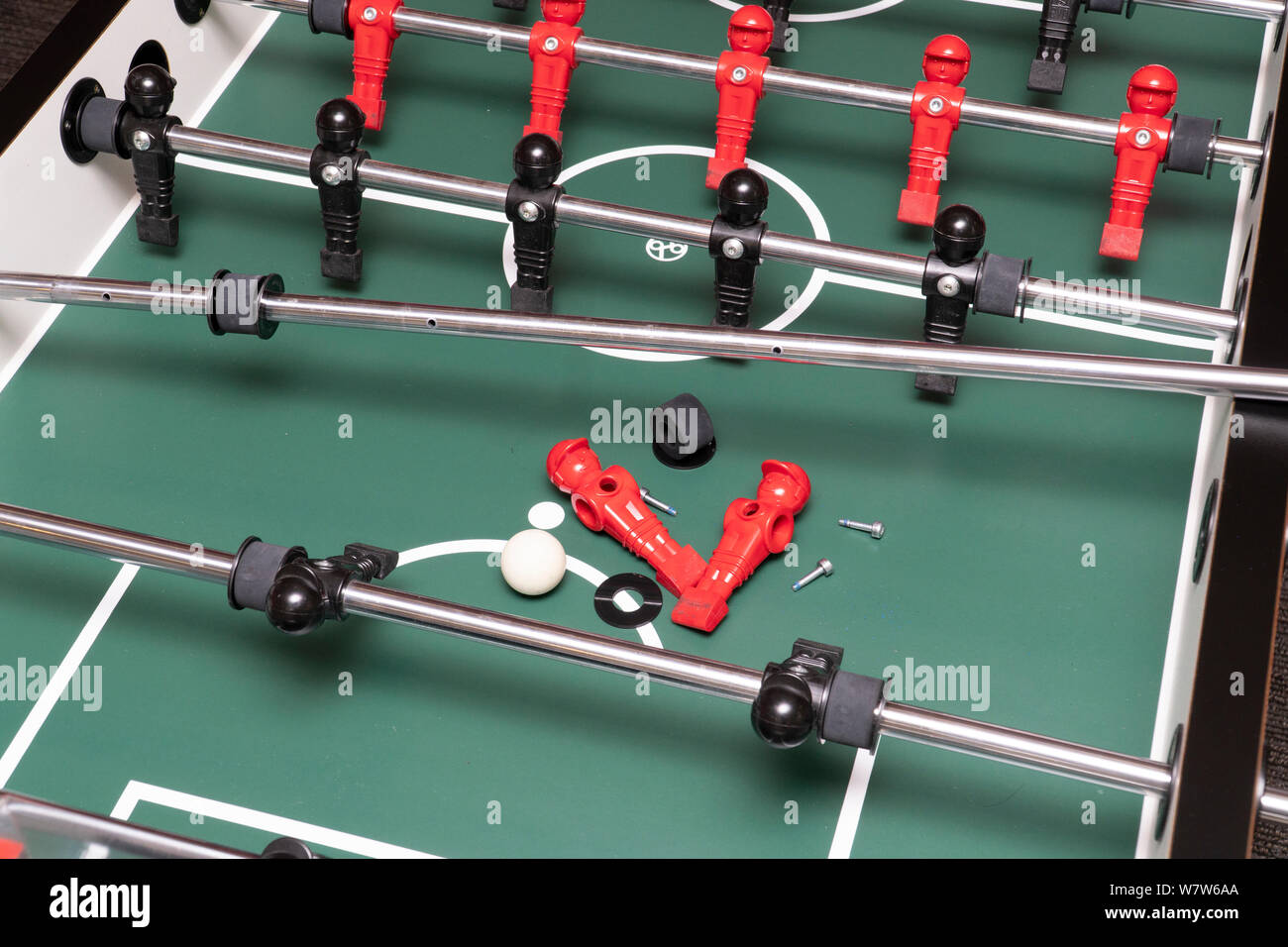Broken Table Football High Resolution Stock Photography and Images - Alamy